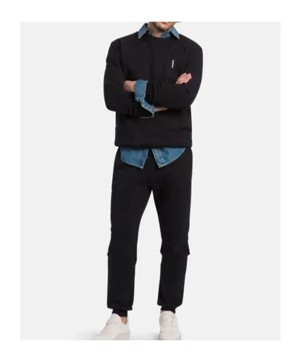 DONDUP Long Sleeve Crewneck Sweatshirt