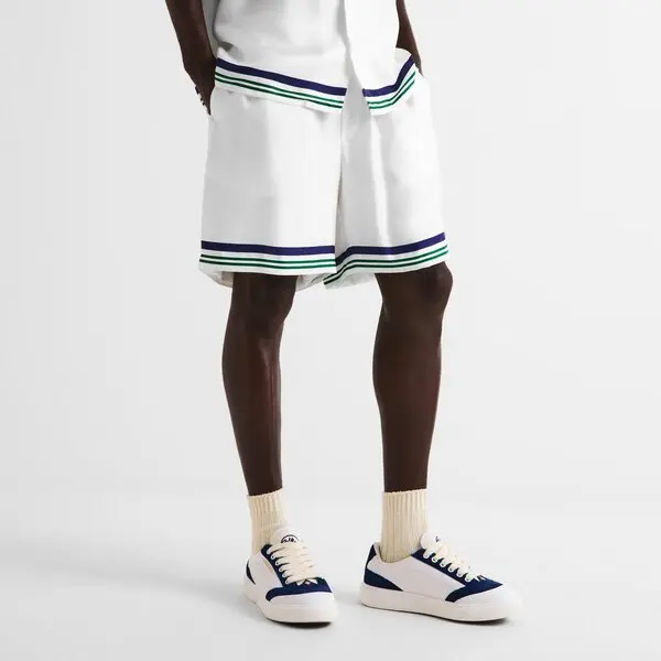 Casablanca Striped Detail Shorts