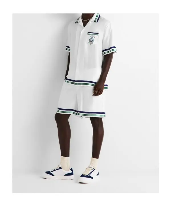 Casablanca Striped Detail Shorts