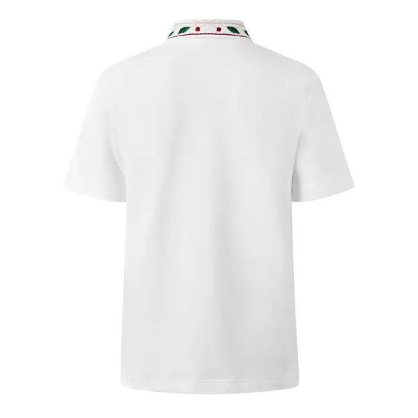 Casablanca Logo Short-sleeve Polo Shirt