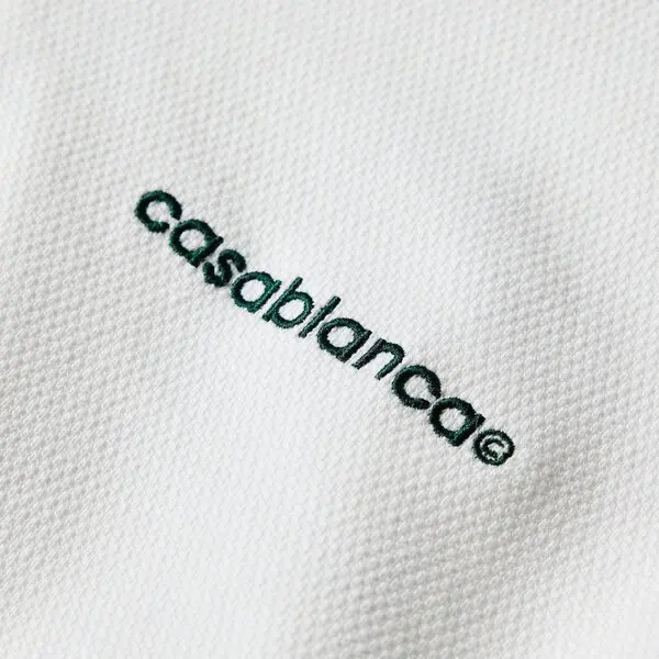 Casablanca Logo Short-sleeve Polo Shirt