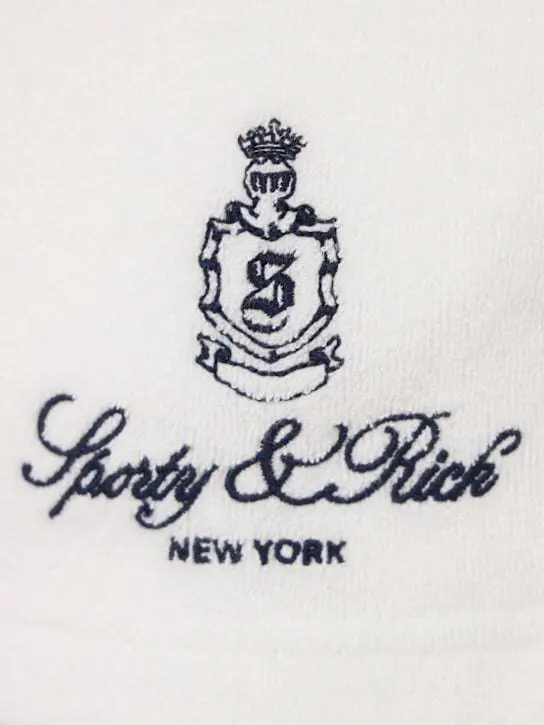 SPORTY  RICH Sporty & Rich Vendome Cotton Terry Shorts