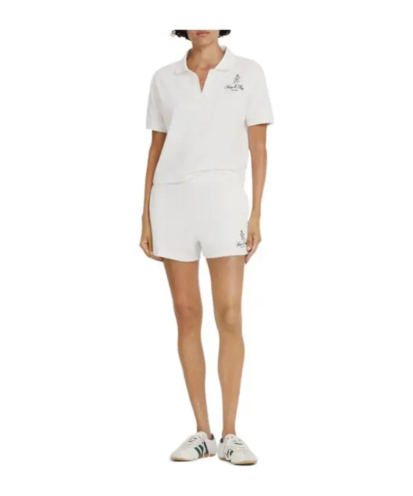 SPORTY  RICH Sporty & Rich Vendome Cotton Terry Shorts
