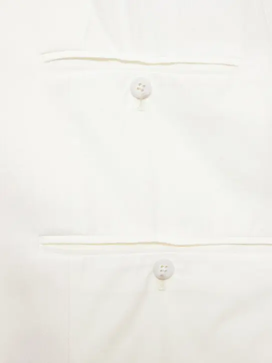 ANN DEMEULEMEESTER Agnes Wool Satin Asymmetrical Blazer