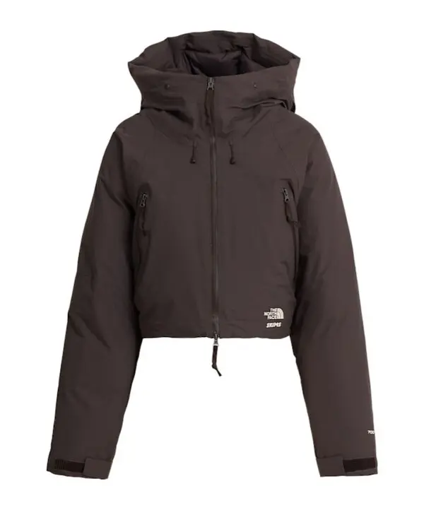 The North Face Short Puffer Jacket With Hood - Black