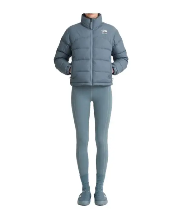 The North Face Short Down Jacket With Zip Closure
