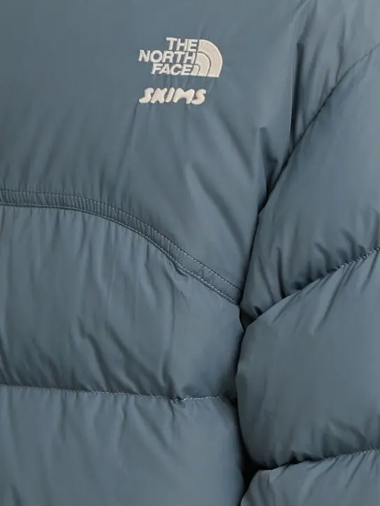 The North Face Short Down Jacket With Zip Closure