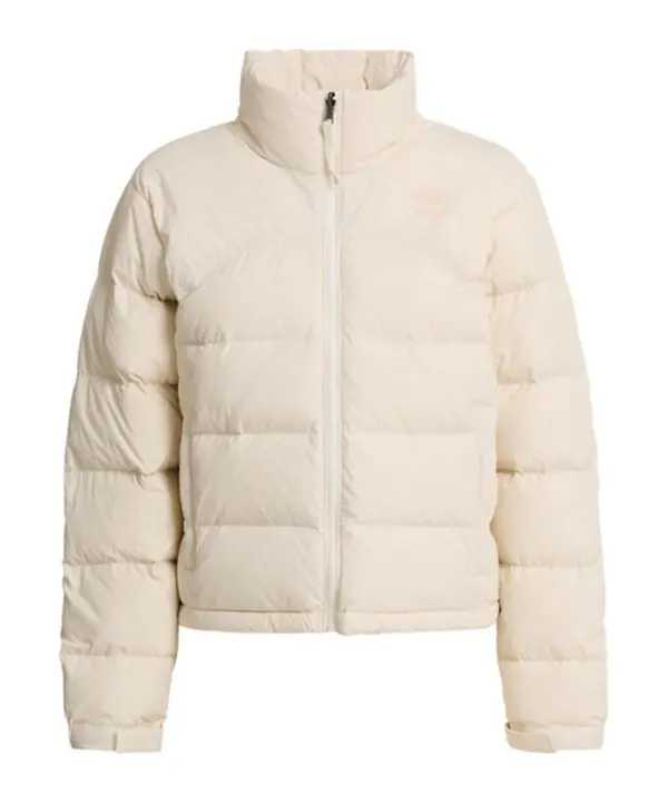 The North Face Short Down Jacket With High Collar - Nude