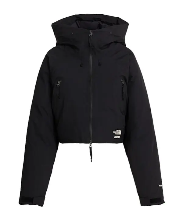 The North Face Short Hooded Down Jacket - Black