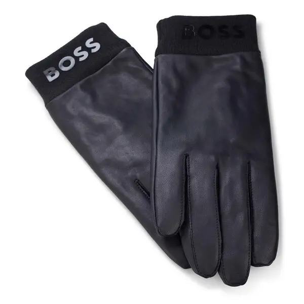 Hugo Boss Leather Gloves