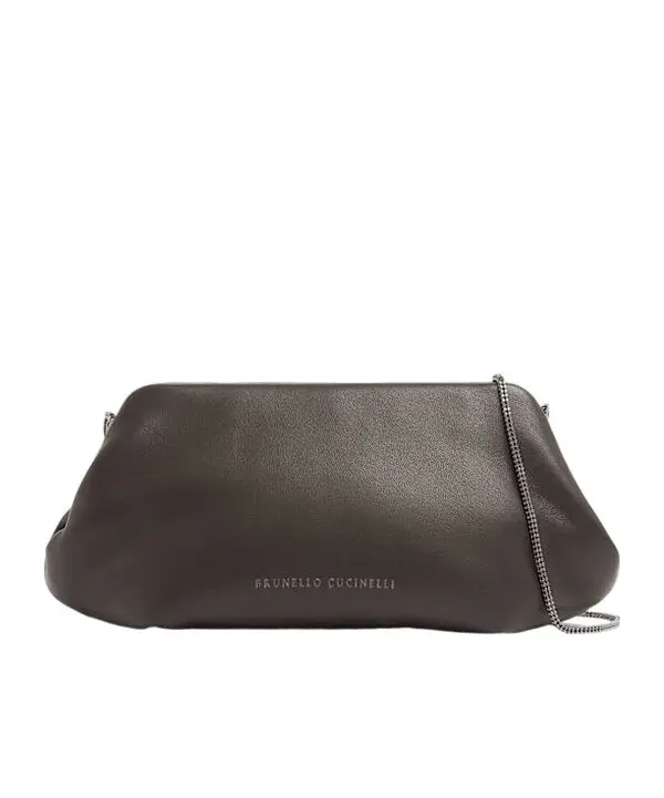 Brunello Cucinelli Shoulder Pouch With Chain Strap