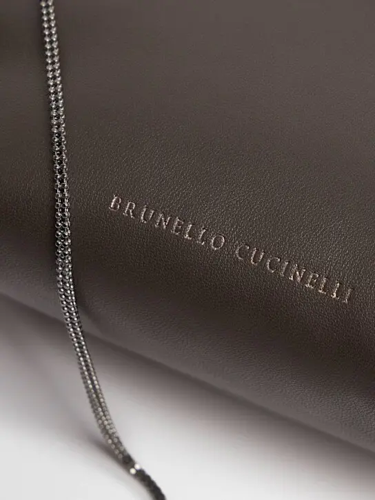 Brunello Cucinelli Shoulder Pouch With Chain Strap