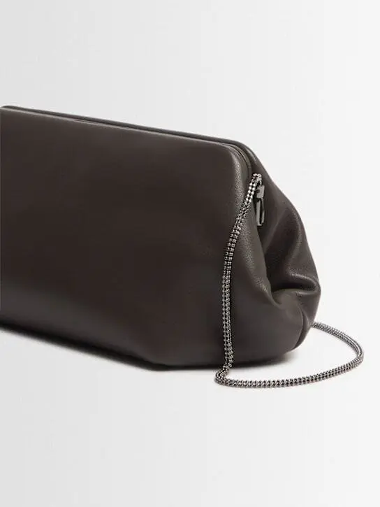 Brunello Cucinelli Shoulder Pouch With Chain Strap