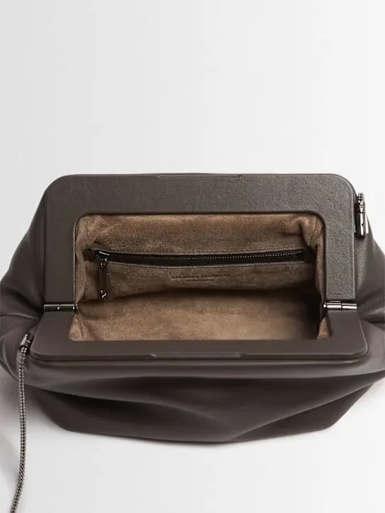 Brunello Cucinelli Shoulder Pouch With Chain Strap