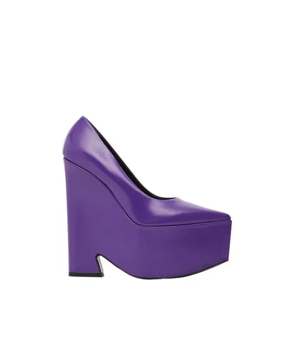 Versace Platform Stiletto Heel Décollet - Blue
