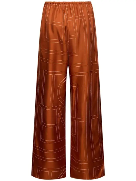 TOTEME Wide-leg Trousers With Elastic Waistband