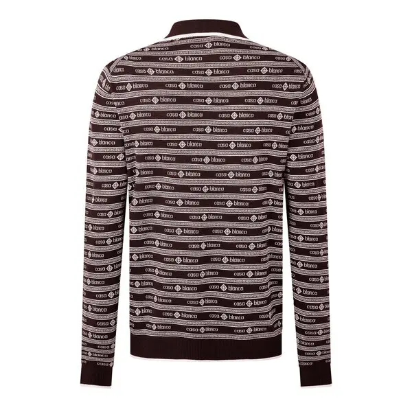 Casablanca Long-sleeve Polo Shirt