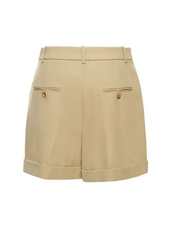 Michael Kors High-waisted Shorts With Cuff