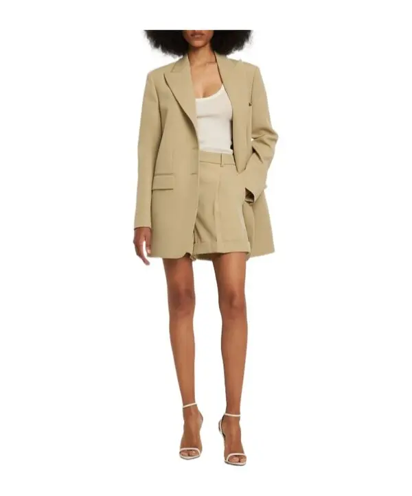 Michael Kors High-waisted Shorts With Cuff