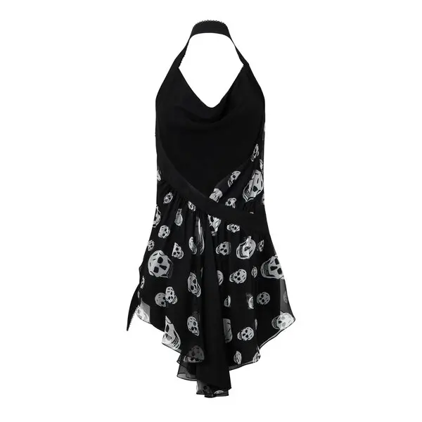 Alexander McQueen Offshoulder Asymmetrical Dress