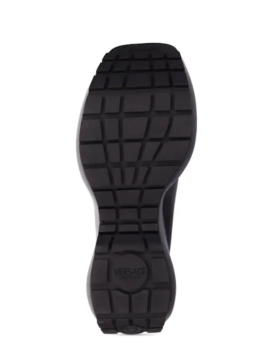 Versace 160mm Medusa Platform Leather Wedges