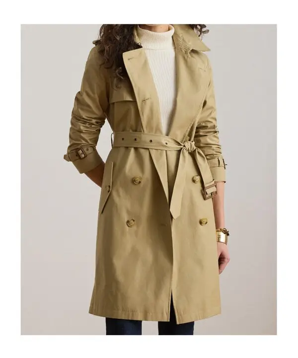 Ralph Lauren Double-breasted Mid-length Trench Coat