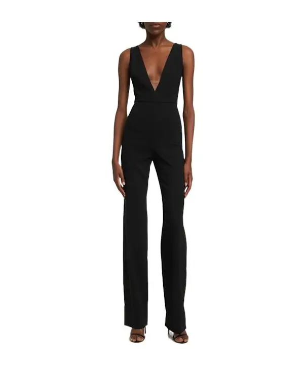 Michael Kors V-neck Wide Leg Jumpsuit