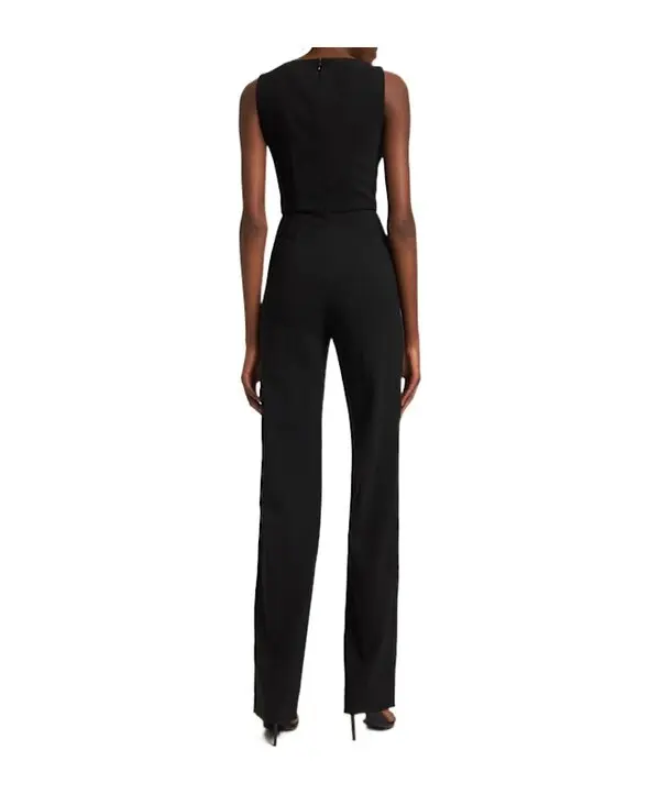 Michael Kors V-neck Wide Leg Jumpsuit