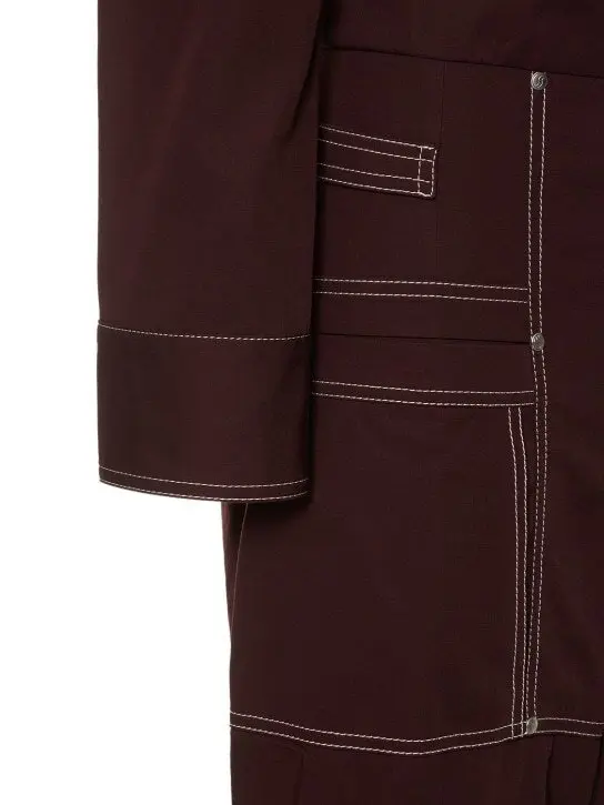 Stella McCartney Jumpsuit With Collar And Contrast Details