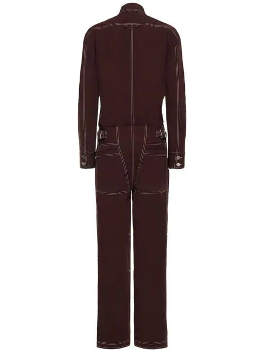 Stella McCartney Jumpsuit With Collar And Contrast Details