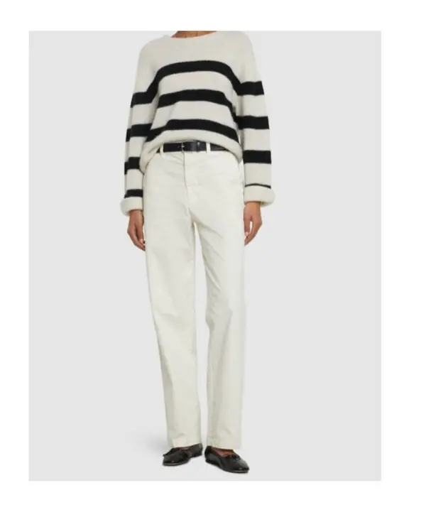 NILI LOTAN High-waisted Trousers - White