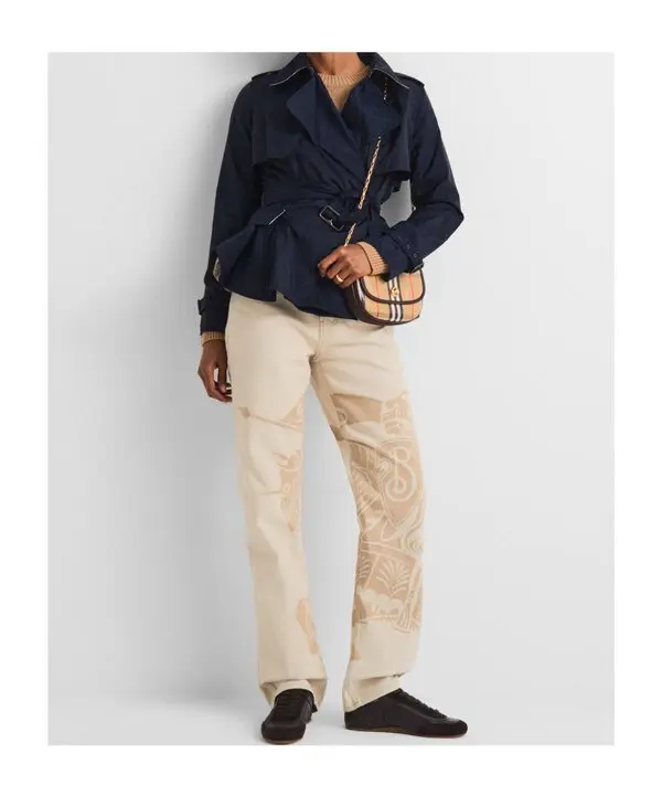 Burberry Peplum Trench Coat