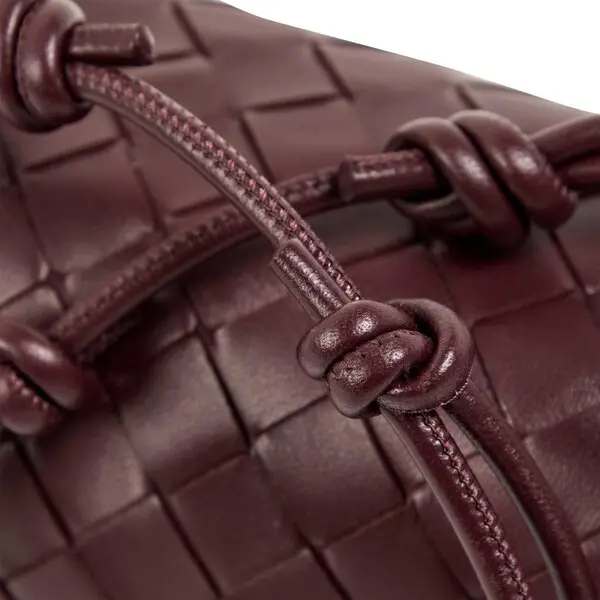 Bottega Veneta Woven Leather Mini Bag - Black