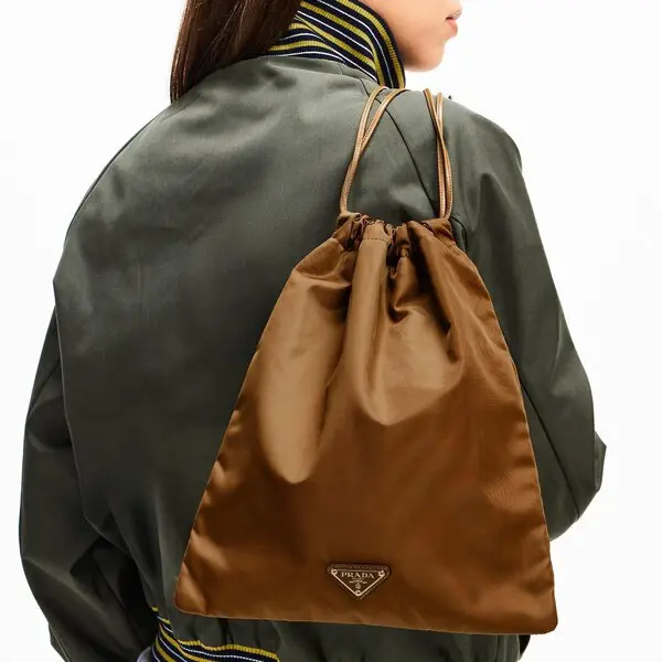 Prada Solid Color Storage Bag