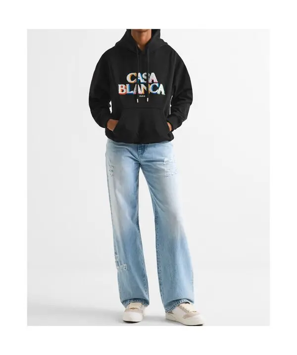 Casablanca Drawstring Hooded Sweatshirt