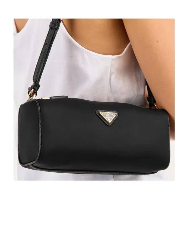 Prada Re-nylon Shoulder Bag - Black