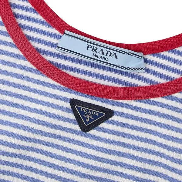 Prada Slim-fit Striped Tank Top