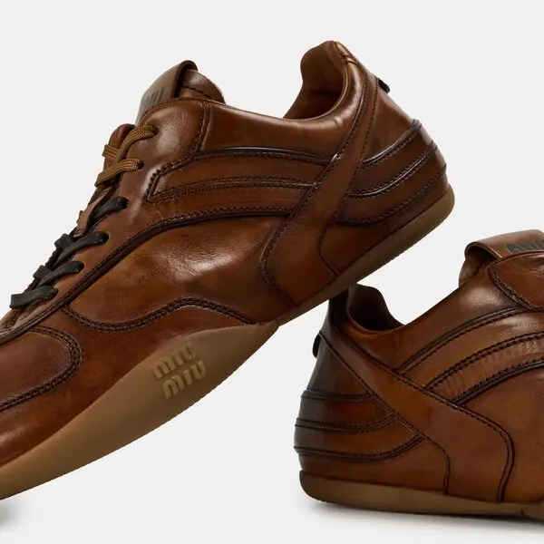 Miu Miu Leather Sneakers