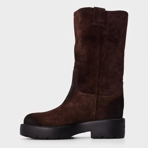 Miu Miu Flat Knee-high Boots - Black