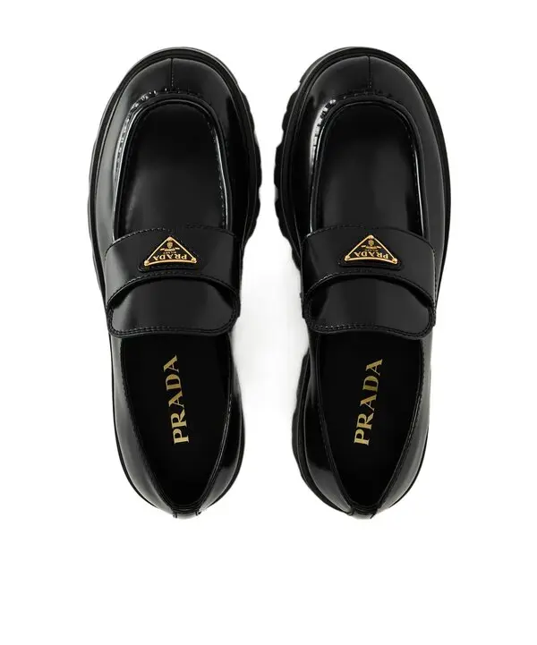 Prada Glossed Loafers