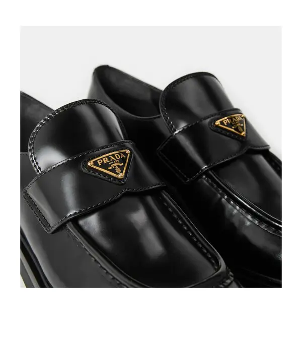 Prada Glossed Loafers