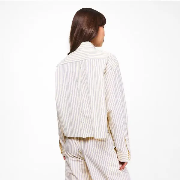Miu Miu Striped Button-down Shirt
