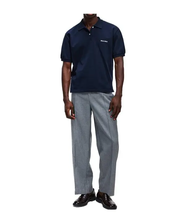 Miu Miu Short-sleeve Polo Shirt