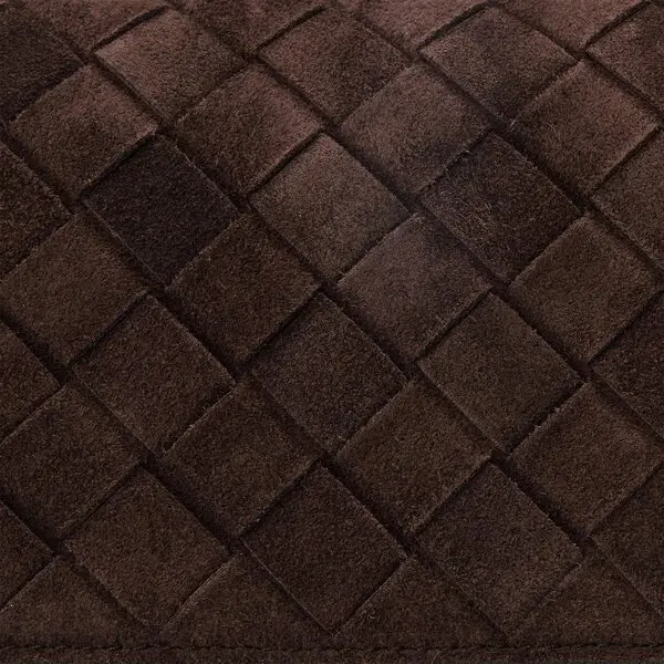 Bottega Veneta Woven Suede Clutch Bag