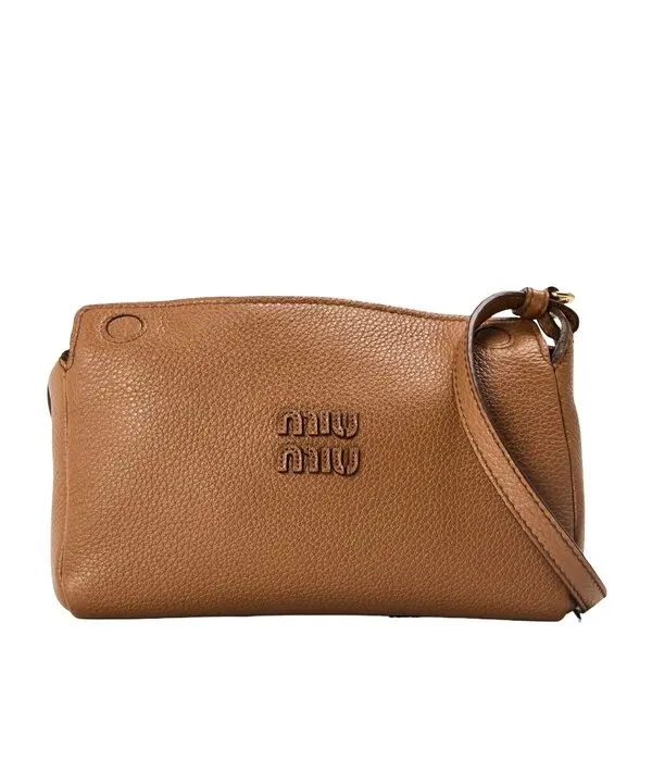 Miu Miu Embossed Logo Crossbody Bag