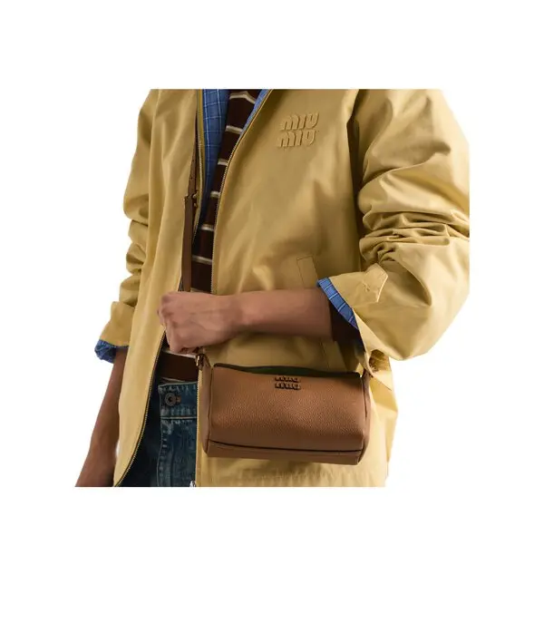 Miu Miu Embossed Logo Crossbody Bag