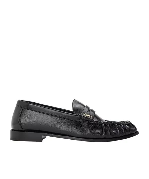 Saint Laurent Le Supple Loafers With Cassandre Logo