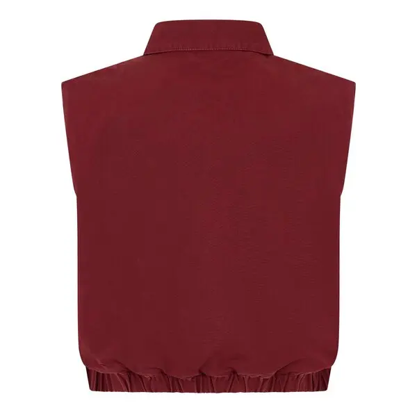 Miu Miu Collared Sleeveless Vest