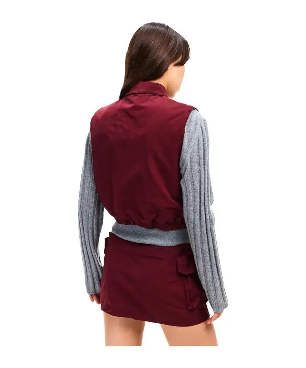 Miu Miu Collared Sleeveless Vest