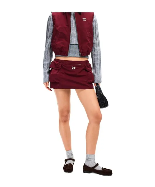 Miu Miu Collared Sleeveless Vest